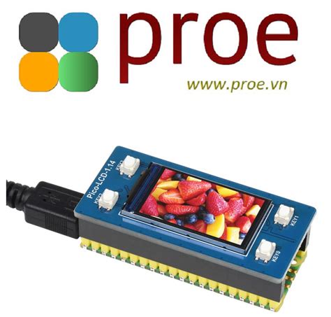 114inch Lcd Display Module For Raspberry Pi Pico 65k Colors 240×135 Spi Điện Tử Proe