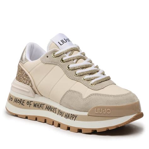 Sneakers Liu Jo Amazing 01 Bf2125 Px078 Light Gold Eschuhede