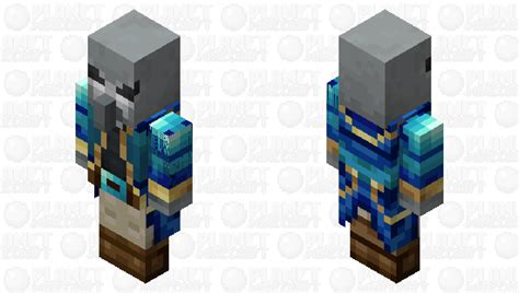 Mysterious Mageillagerre Textured Minecraft Mob Skin