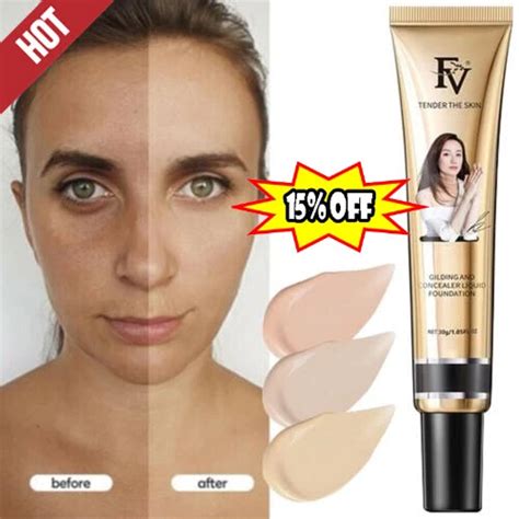 Fv Full Coverage Liquid Foundation Formula Makeup Base Matte Cream Concealer Uk £4 87 Picclick Uk