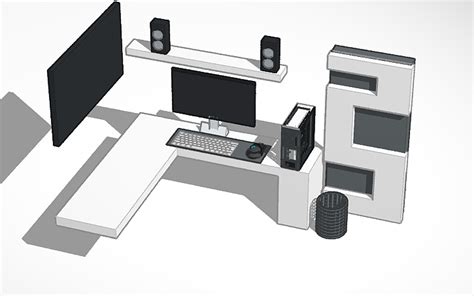 3d Design Gaming Setup Tinkercad