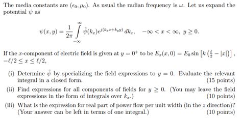 Solved 2 In A Certain 2d Radiation Problem All Fields
