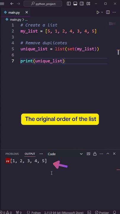how to remove duplicates in python in 60 seconds python programming