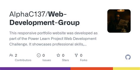 github alphac137 web development group