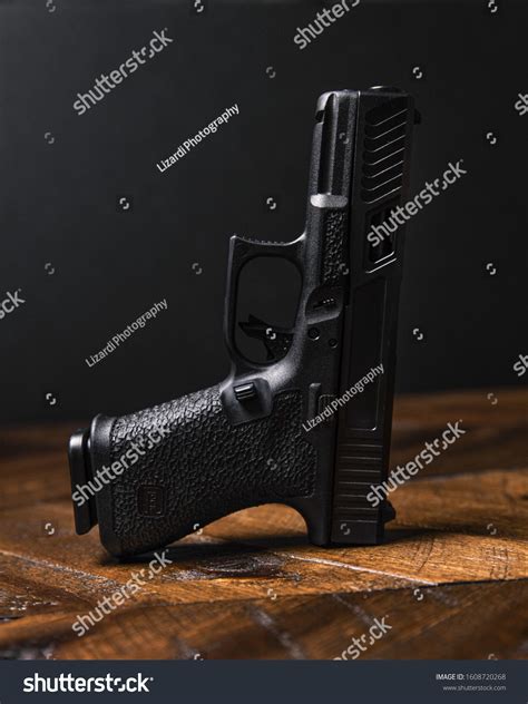Glock Pistol Custom Black Trigger Slide Stock Photo 1608720268 Shutterstock