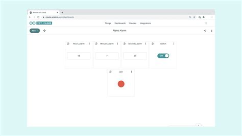 Nano 33 IoT Alarm With The Arduino IoT Cloud Arduino Documentation Arduino Documentation