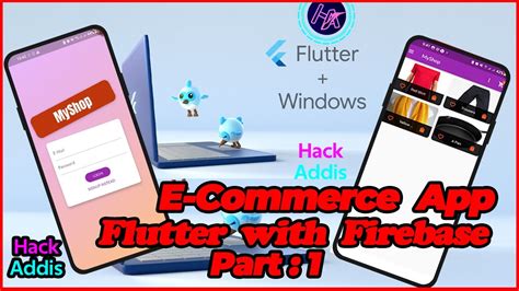 🛑 E Commerce App Full Using Flutter With Firebase Part 1 Flutter Online Shop App Part 1
