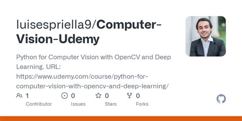 Github Luisespriella9computer Vision Udemy Python For Computer