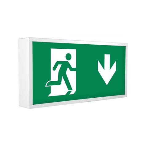 Lumineux LED Emergency Exit Box DTR Electrical Supplies