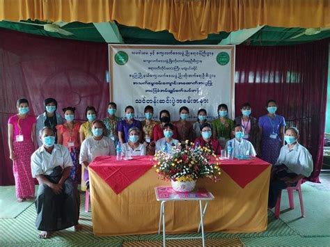 အသက်မွေးဝမ်း ကျောင်း အထောက်အကူပြု အခြေခံအပ်ချုပ်စက် သင်တန်းဆင်းပွဲအခမ်းအနား ဓနုဖြူ၌ ကျင်းပ