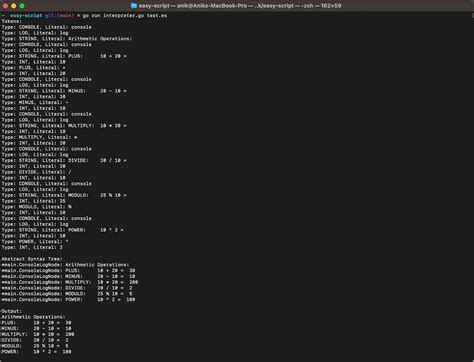 Implementing Easy Script A Mini Scripting Language With A Simple Go
