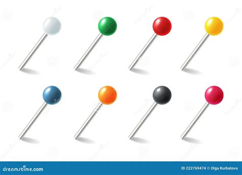 Two Map Pin Pointers With Tack Path Way Dashed Line Vector Symbol Flat