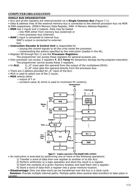 solution computer organization basic processing unit pipelining notes