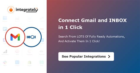 Gmail INBOX Integration 28 Integrations