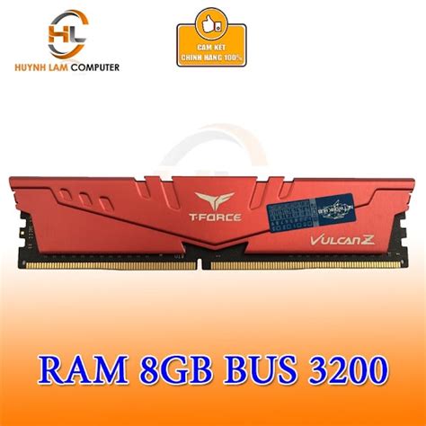 Ram Team 8gb Tforce Vulcan Z Ddr4 3200mhz Tản Dày Viễn Sơn Phân Phối