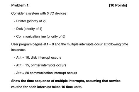 Solved Problem 1 10 Points Consider A System With 3 10