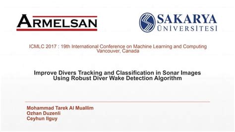 Improve Divers Tracking And Classification In Sonar Images Using Robust Diver Wake Detection