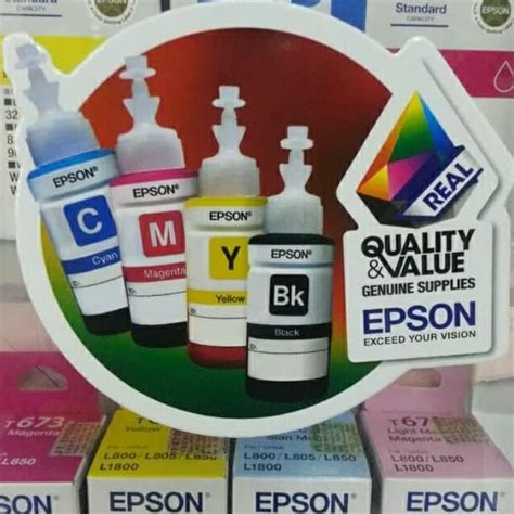 Jual Tinta Epson 673 Support Untuk Printer Epson L800 L805 L850 L1800