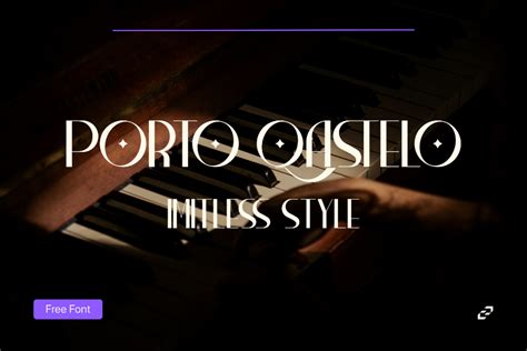 Porto Qastelo Elegant Modern Display Font For Luxury Logos And Titles Ccreationstore
