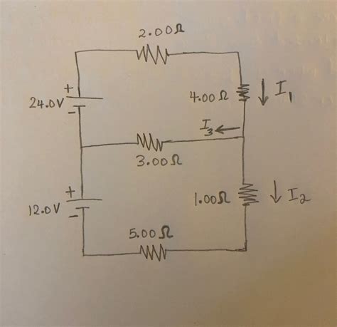 Solved A Use Kirchhoff S Laws To Write Equations For The Chegg