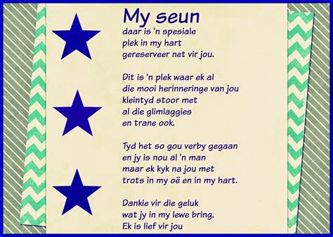 Afrikaanse Inspirerende Gedagtes And Wyshede My Seun