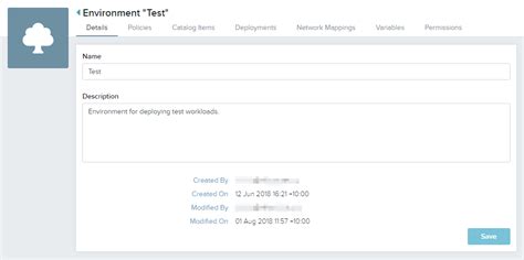 Configuring Environments Buttonwood Help Centre