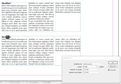 Solved Assign Header In Columns Text Aligns Below Heade Adobe Community 11611061
