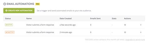 Send Automated Emails To Site Audience Strikingly Help Center