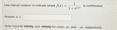 Solved Use Interval Notation To Indicate Where F X Chegg