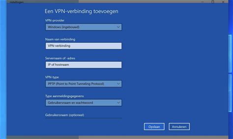Windows Instellen Als VPN Server En VPN Verbinding Aanmaken