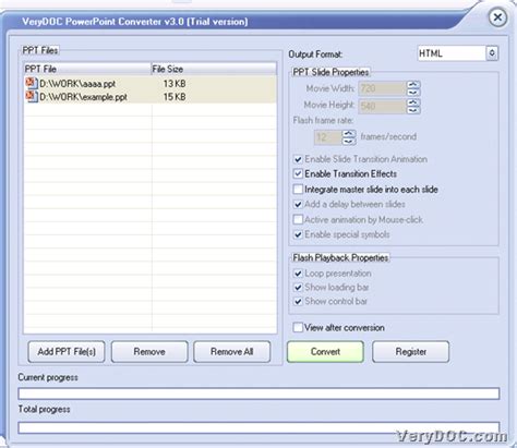 How To Convert Pptppspptxppsx To Htmlmhtmlrtf Verydoc Knowledge Base