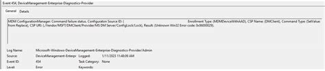 enabling config lock using microsoft intune · issue 11268