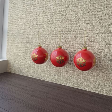 스노우 플레이크와 크리스마스 장난감 공 3d 모델 10 3ds Dxf Fbx Obj Unknown Max Free3d