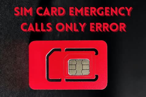 Emergency Calls Only Error On Sim Card Top Fixes Nextgenphone