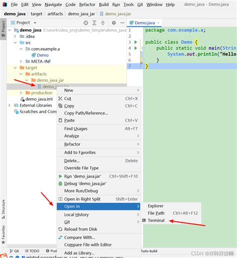 intellij idea 将java项目打包为jar包 方法 实例 51cto博客 idea将项目打包成jar