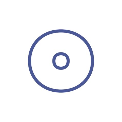 Letter O Generic Color Outline Icon