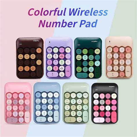 Wireless Numeric Keyboard Number Pad Bank Finance Numeric Keypad Laptop Manipulator Feel