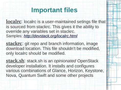 Developing With Devstack