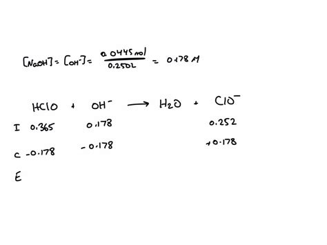 solved a buffer solution contains 0 473 m hypochlorous acid and 0 312