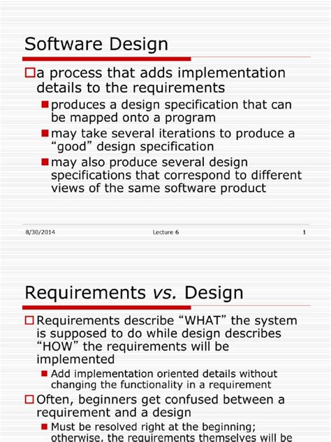 Prelim Lecture 3b Software Design Pdf