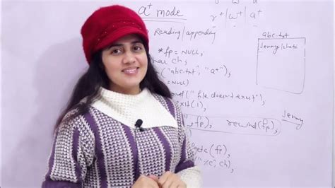 C126 A Mode In File Handling C Programming Tutorials Youtube