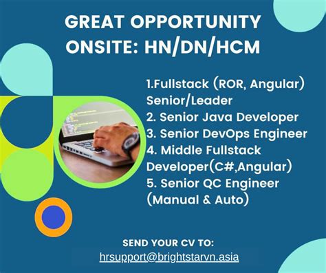 Bright Star Vietnam On Linkedin Technies Itjob Hn Hcm Danang