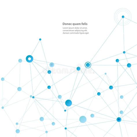 Modern Vector Design With Elements Of Molecular Bonds Stock Vector