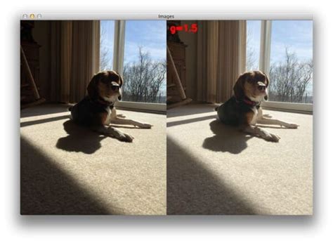 opencv gamma correction pyimagesearch