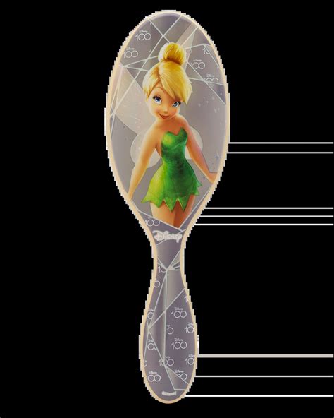 Wet Brush Disney Tinkerbell 100 Years Original Detangler Chocolate Blonde