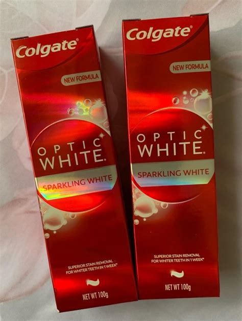 Optic White Sparkling Mint Toothpaste By Colgate Review Oral Care