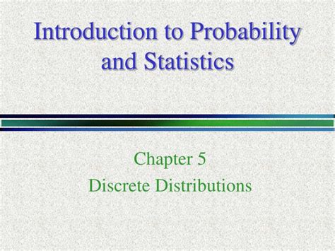 PPT Introduction To Probability And Statistics PowerPoint Presentation ID
