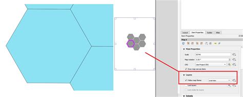 Changing The Shape Of The Overview Marker In QGIS Print Composer Geographic Information