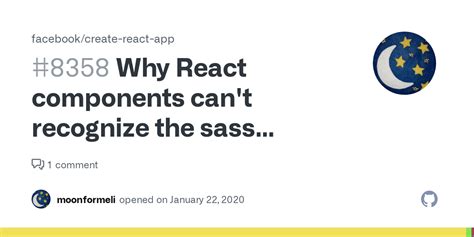 Why React Components Cant Recognize The Sass Modules · Issue 8358