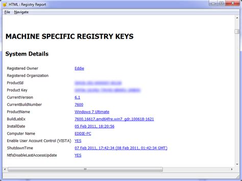 Registry Browser V Windows Registry Forensics